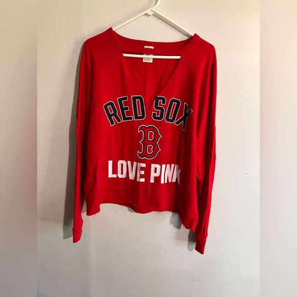 Victoria's Secret | Tops | Victoria Secret Boston Red Sox Sweatshirt ...